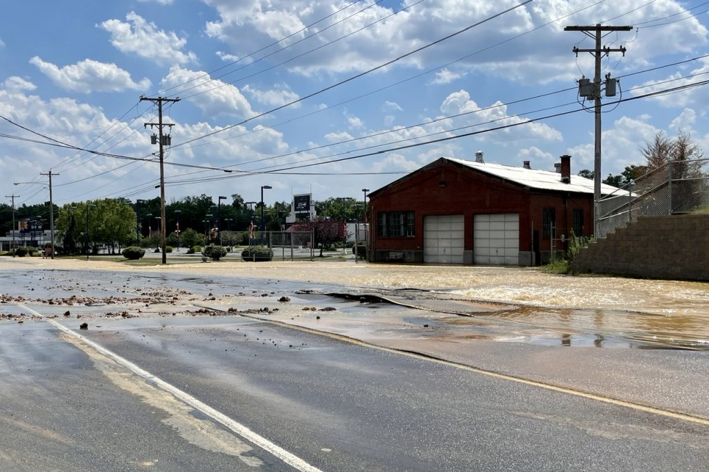 Water Main Break Closes Route 61 in Muhlenberg Township