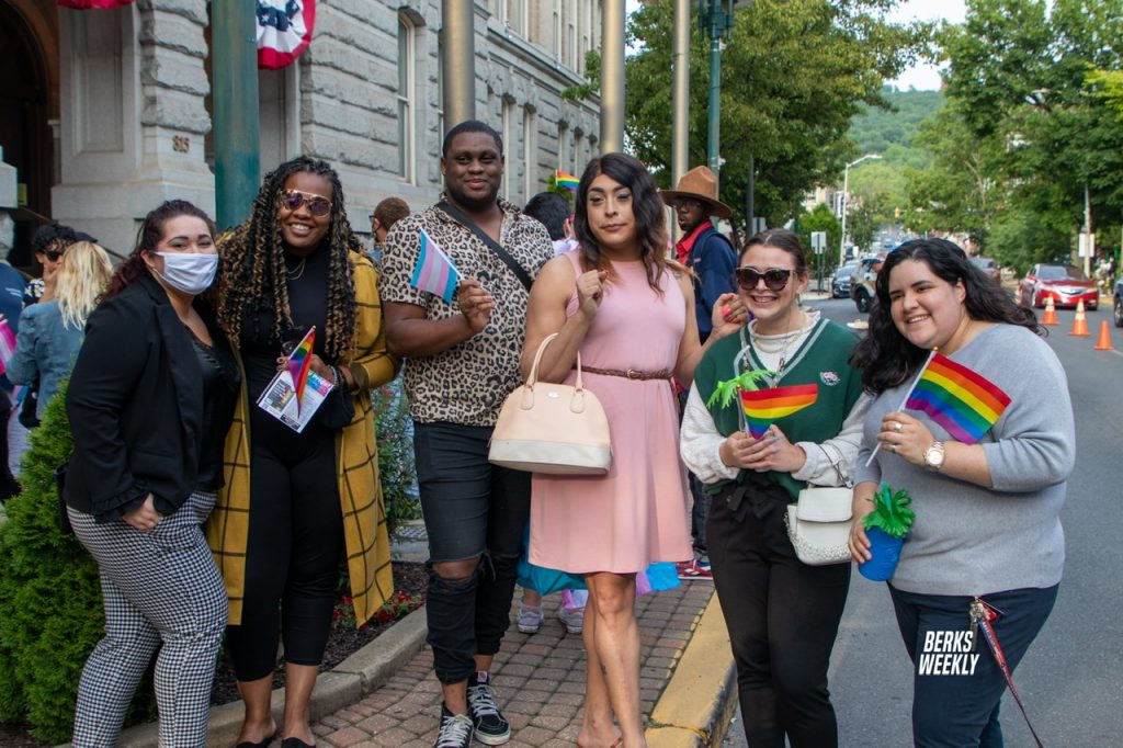 Video: Pride Flag Raising Ceremony on the Steps of Reading City Hall