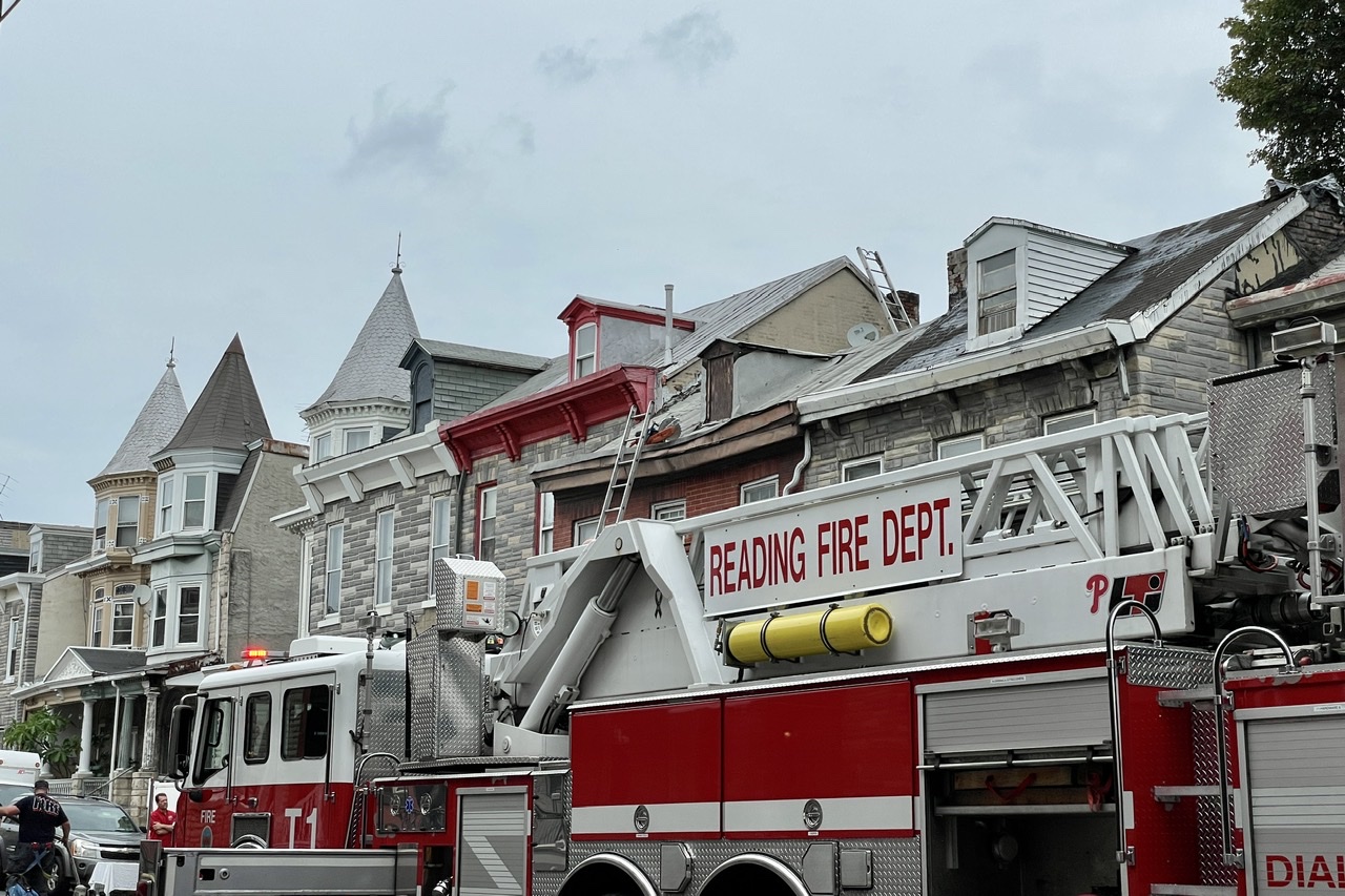 Fire Damages House in Reading, 3 People Injured