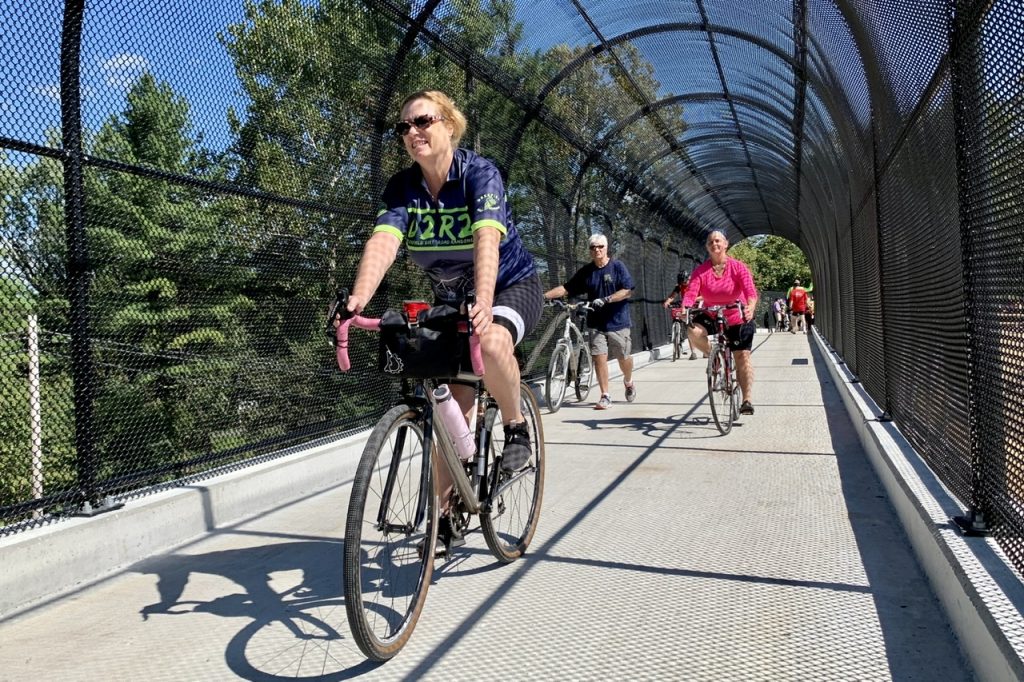 Schuylkill River Trail pedestrian bridge offers cyclists safe passage ...