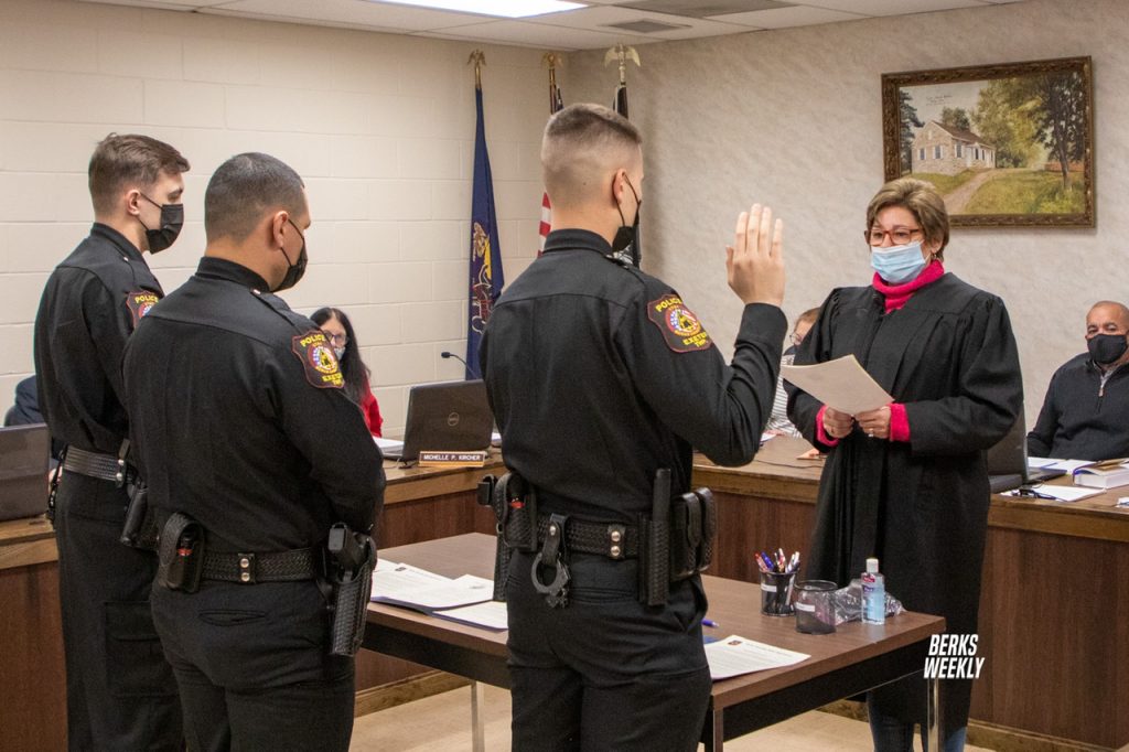 Exeter Township Police Department welcomes four new officers