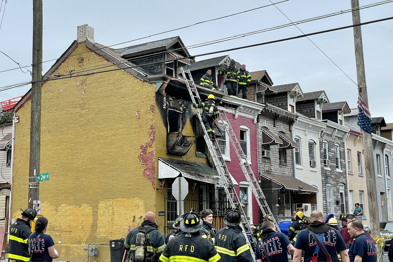2-alarm fire damages house in Northwest Reading