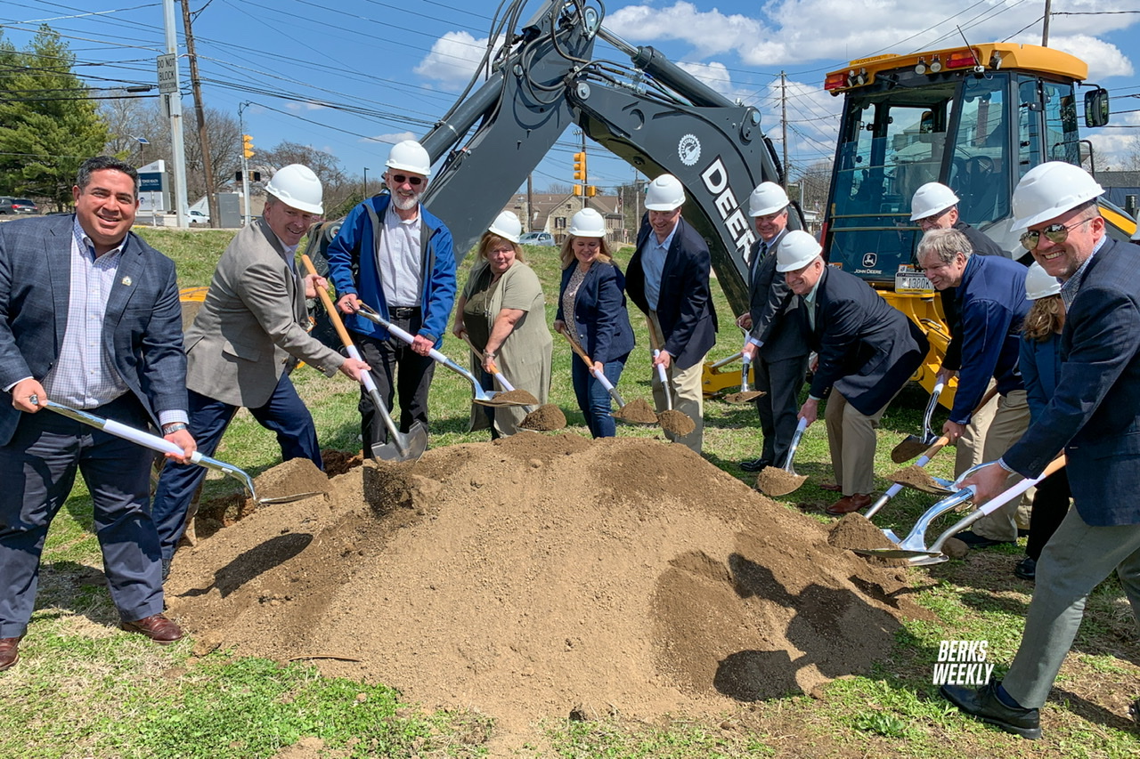 Officials break ground on phase 2 of Sinking Spring Central Business ...