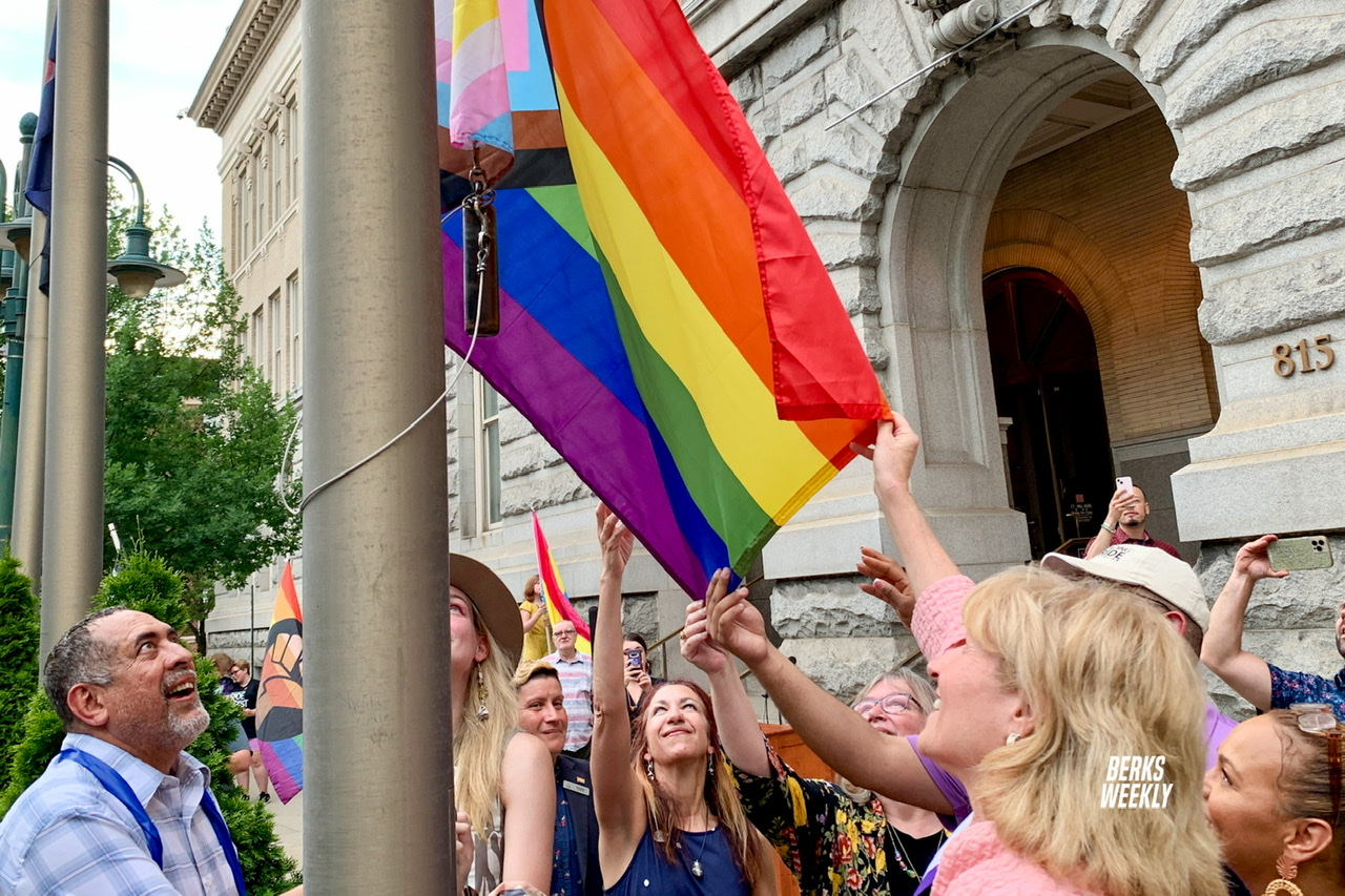City of Reading and West Reading raise Pride flag in celebration of ...
