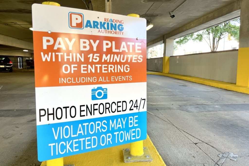 Reading Parking Authority launches gateless parking garages