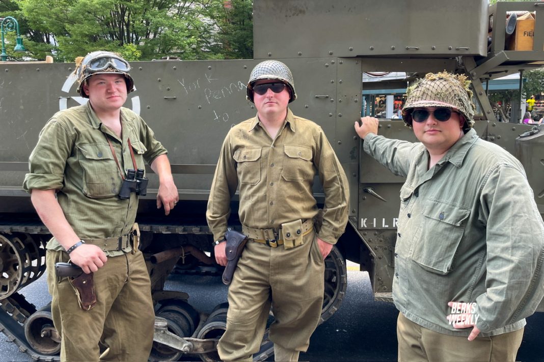 WWII Weekend military convoy returns to downtown Reading