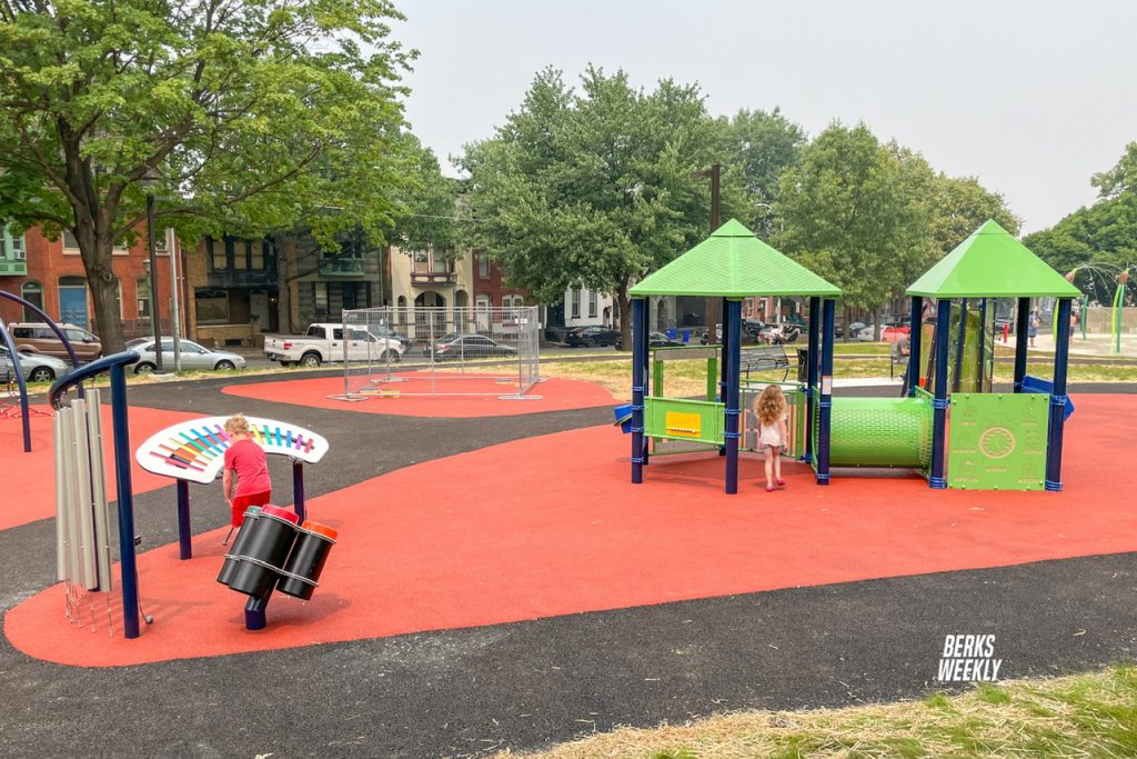 City Park all abilities playground and splash pad opens in Reading