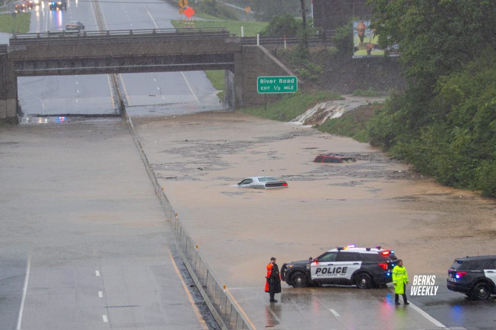 Heavy rain causes flash flooding in central Berks, forcing rescues and ...