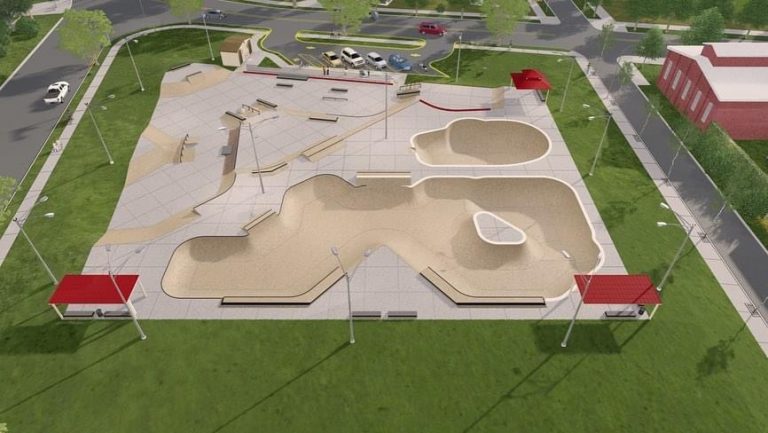 Groundbreaking of skate park in Reading a decade in the making