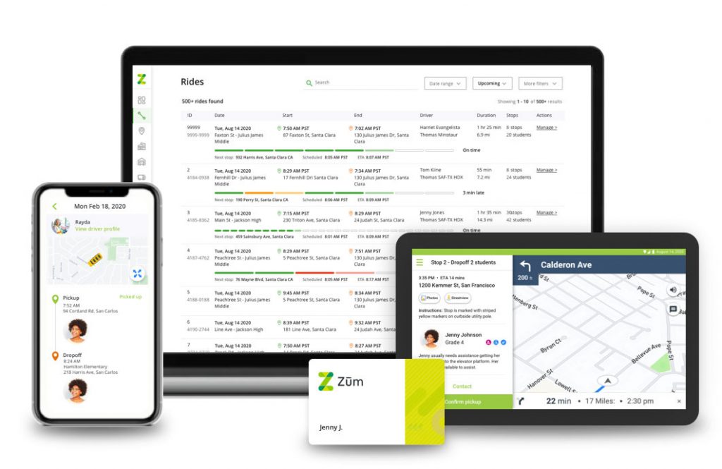 Reading School District partners with Zum to enhance student transportation