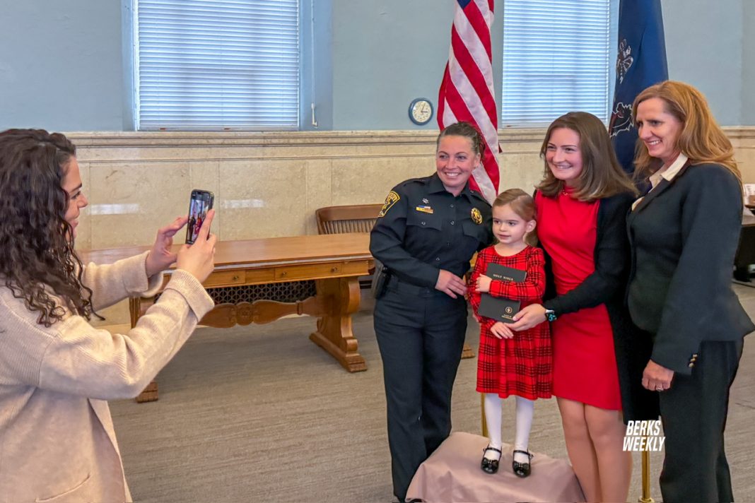 Mandy Miller sworn In as first female Sheriff of Berks County