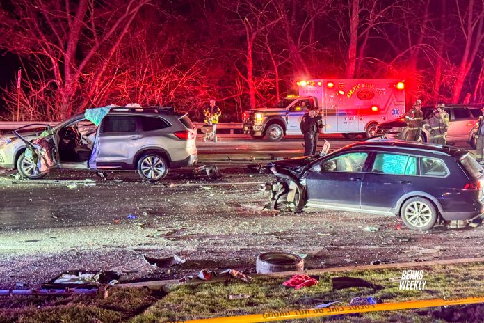 Seven injured in crash on Route 422 in Exeter Township following police ...